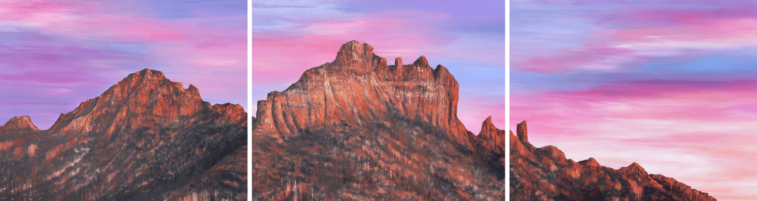 For the Love of the Land Original Painting | 48″ x 180″ | by Emily Scott