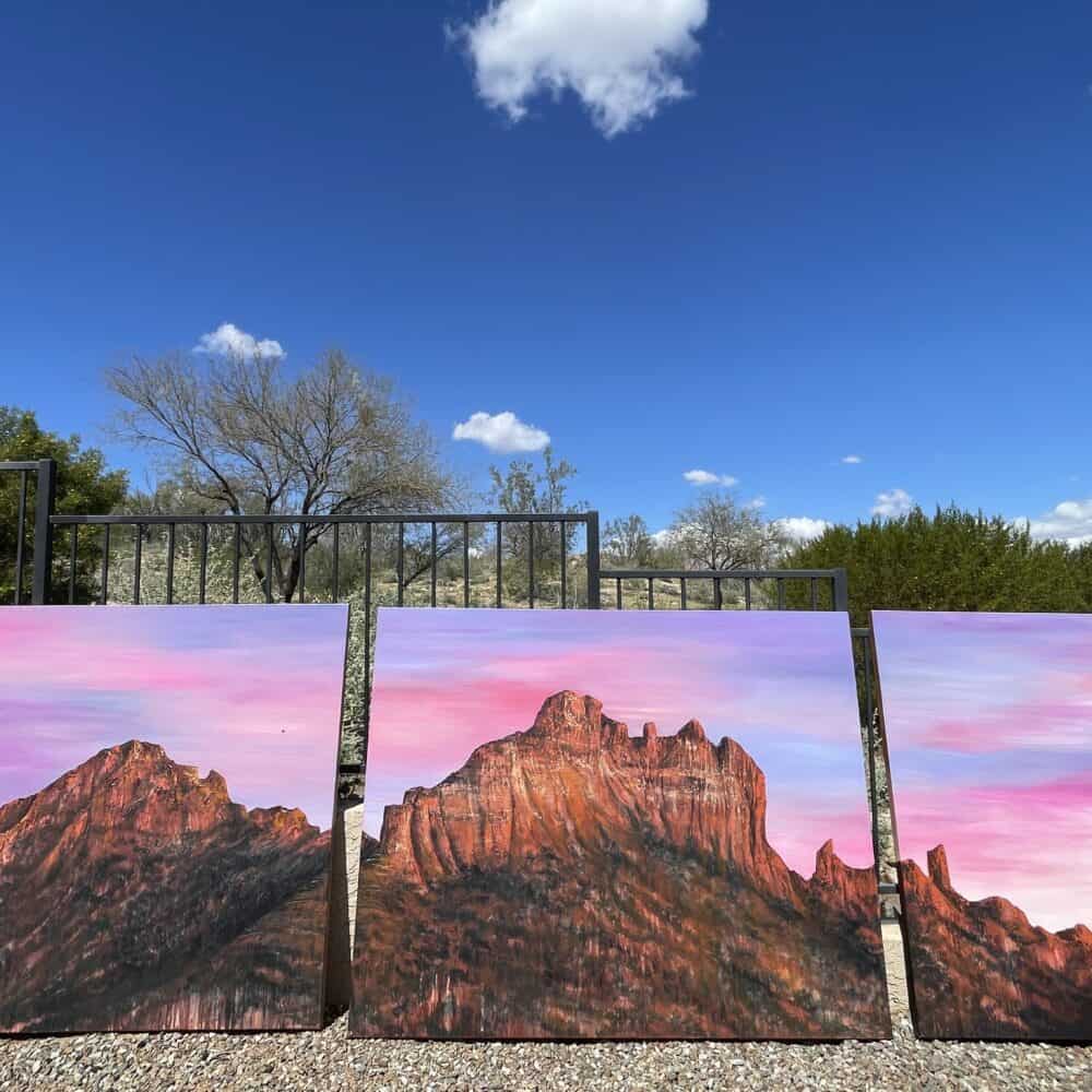 For the Love of the Land Original Painting | 48″ x 180″ | by Emily Scott
