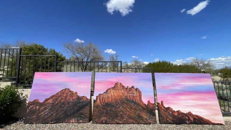 For the Love of the Land Original Painting | 48″ x 180″ | by Emily Scott