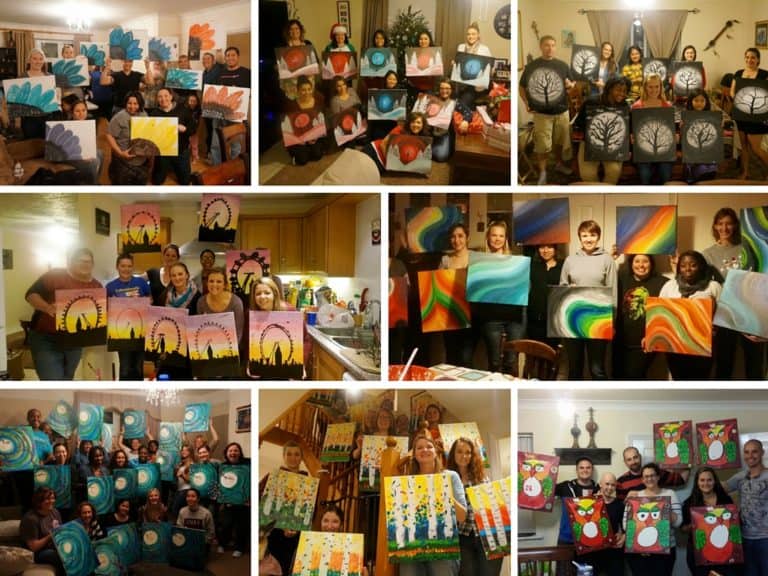 How to start an in home painting party business | Emily Scott Artist