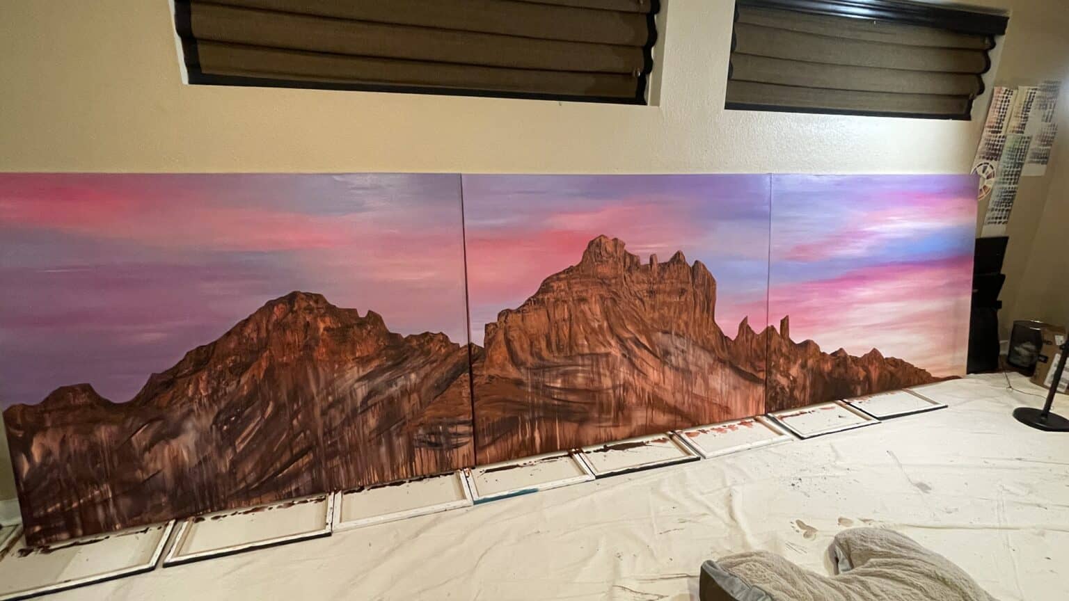For the Love of the Land Original Painting | 48″ x 180″ | by Emily Scott